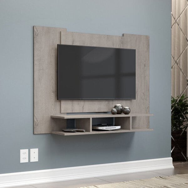 Painel EJ para TV até 42 Polegadas Carvalho | MadeiraMadeira