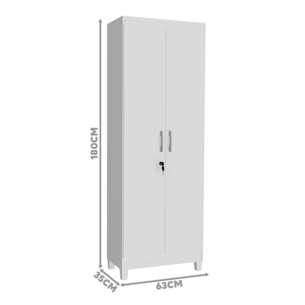 Guarda Roupa Pequeno 2 Portas Branco Sparky Shop Jm | MadeiraMadeira