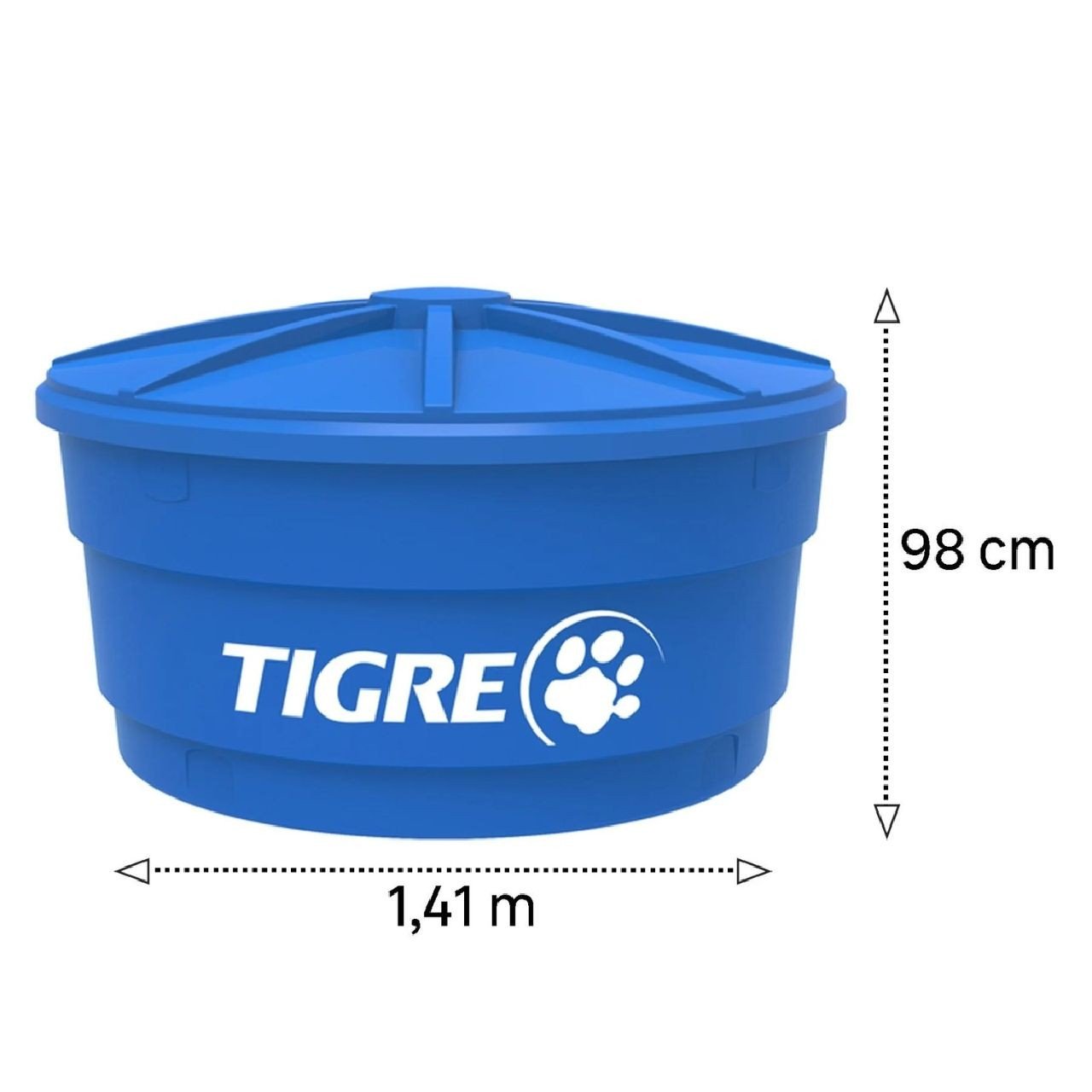Caixa Dagua 1500l Tigre | MadeiraMadeira