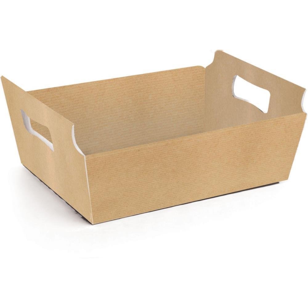 Cesta de Papel KRAFT TAM P 18X13X7,5CM Cromus | MadeiraMadeira