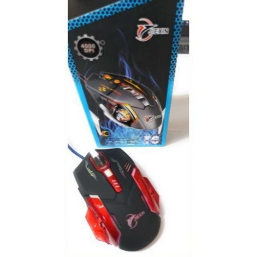 Mouse Gamer Optico Led Rgb Usb 4000Dpi T6 | MadeiraMadeira