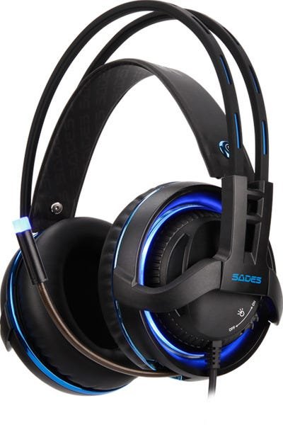 Fone Headset Gamer Sades Diablo USB Rgb Tecnologia Realtek | MadeiraMadeira