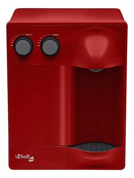 Purificador Água Refrigerado Por Compressor Soft Star Cereja 127V ...