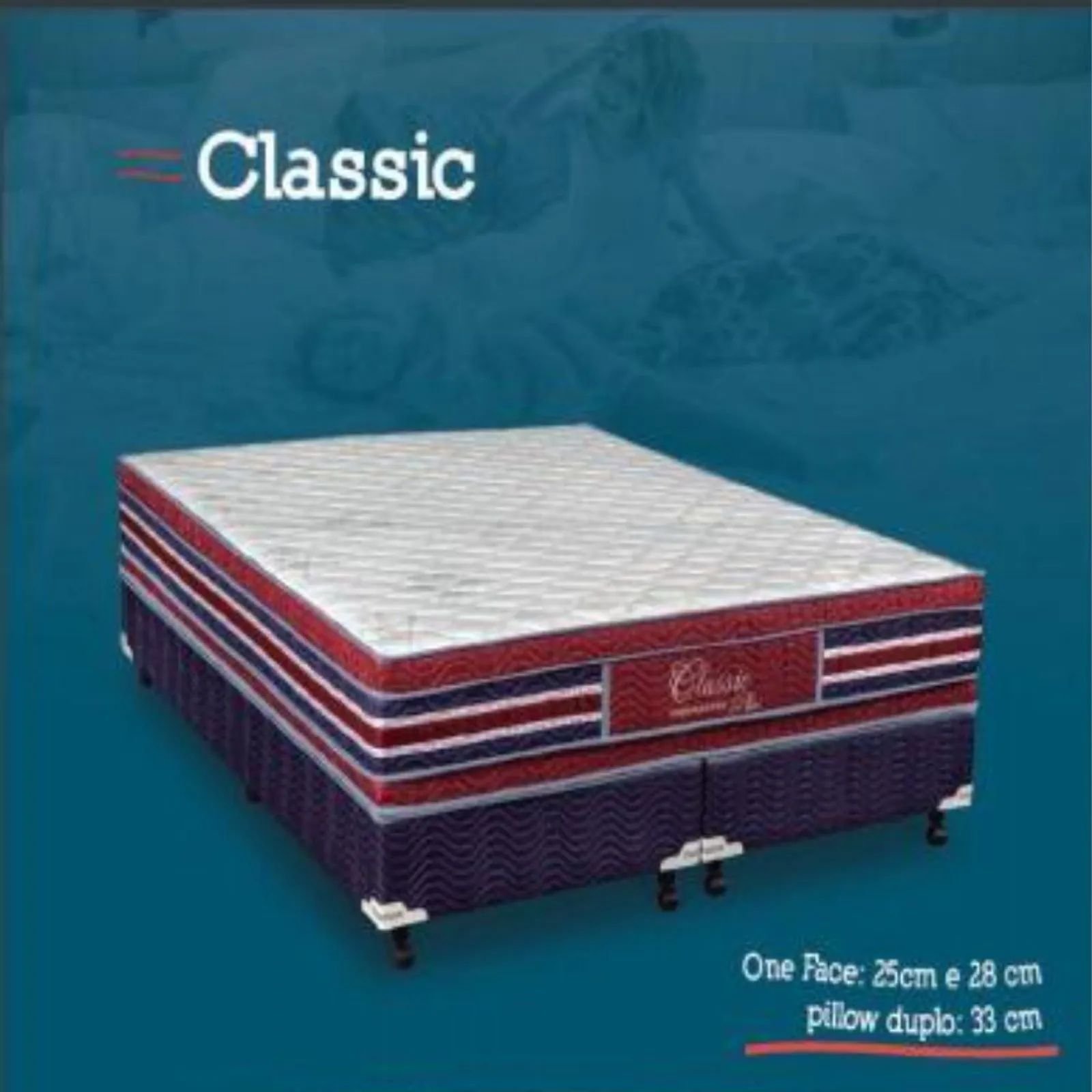 Colchão Casal ToraFlex de Molas Ensacadas Classic Plus + Base FCD ...