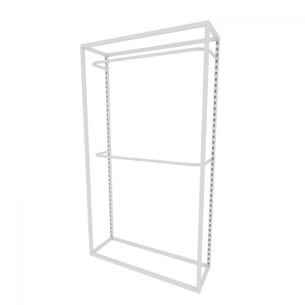 Arara closet, estilo industrial, guarda roupas aberto com 3 peças ...