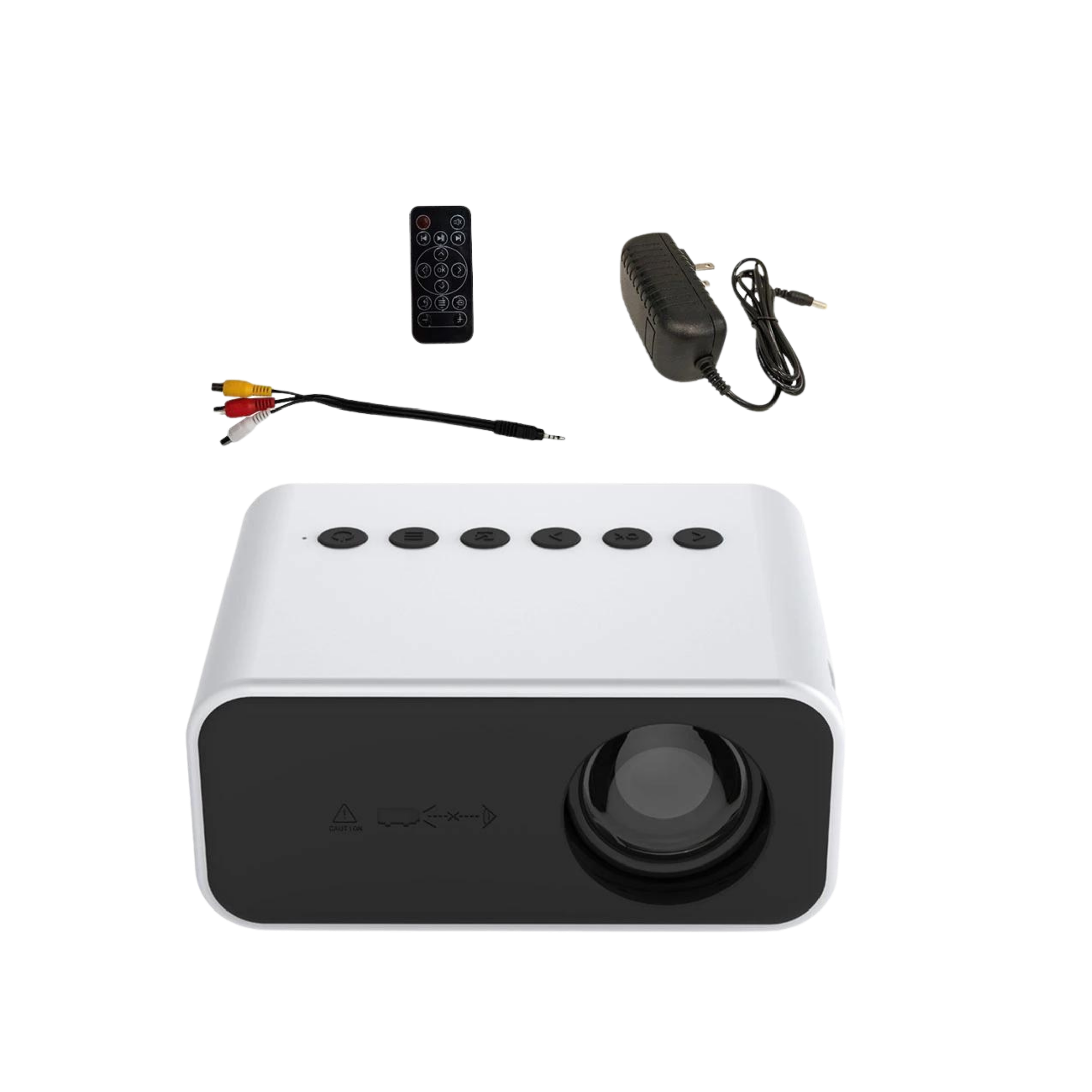 Projetor Y500 Até 80 Pol 500 Lúmens Pendrive Microsd Usb Av ...