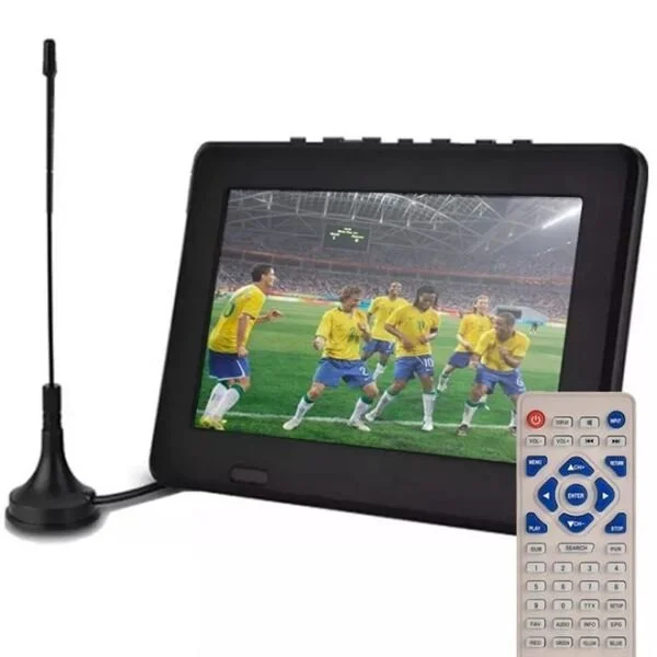 TV Portátil Digital 9 Polegadas Isdbt com Conversor Integrado com ...