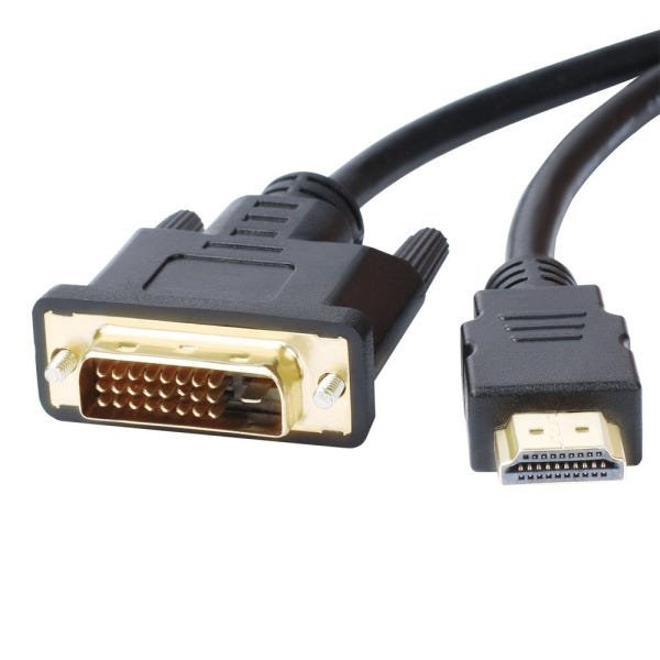 Cabo HDMI x Dvi D 24+1 Dual Link 5 Mts | MadeiraMadeira