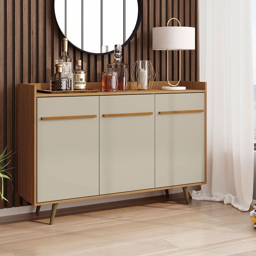 Aparador Buffet Quartzo Moveis Bechara Cinamomo/off-white | MadeiraMadeira