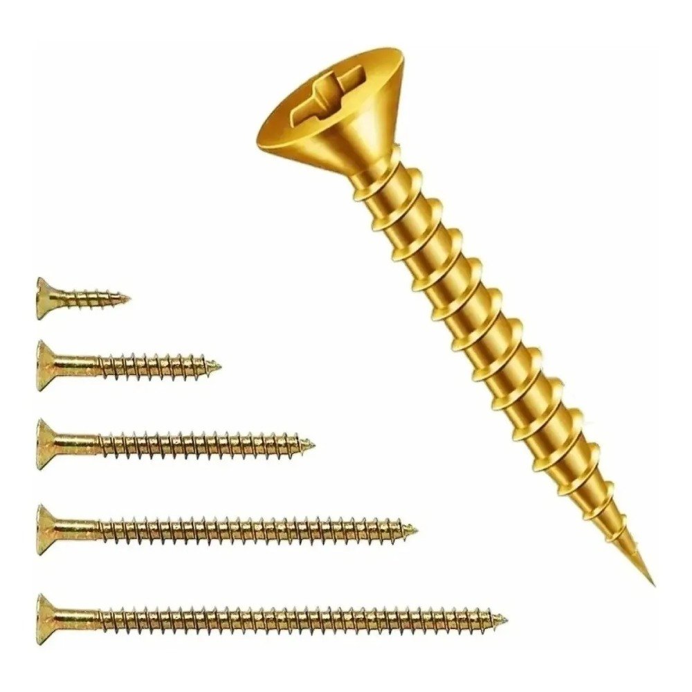 Kit Parafuso 3,5x40 Com Bucha 6mm Com Aba 100 Peças | MadeiraMadeira