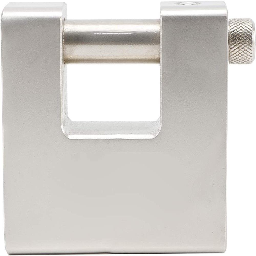 CADEADO GRANDE 70MM BARRA TRANVERSAL BLINDADO ANTI FURTO 4 CHAVES PORTA ...