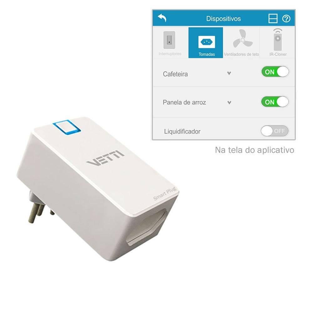 Smart Plug On Off Tomada inteligente SmartHome Vetti | MadeiraMadeira