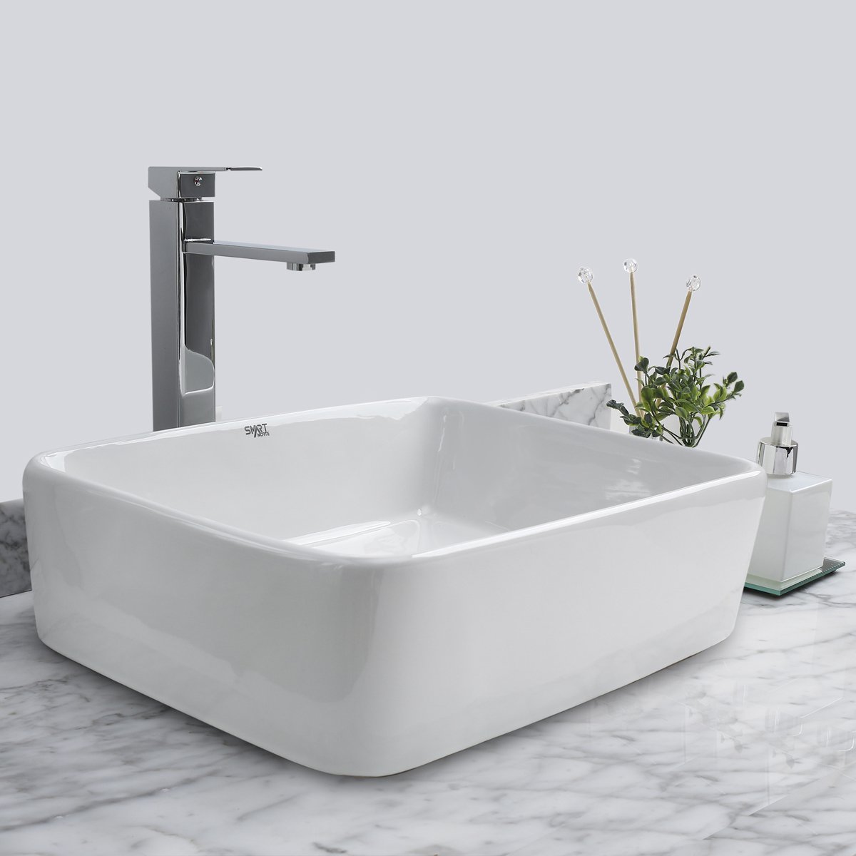 Kit Cuba Pia Louça Cerâmica Banheiro C/ Torn Mono e Válv S18 ...