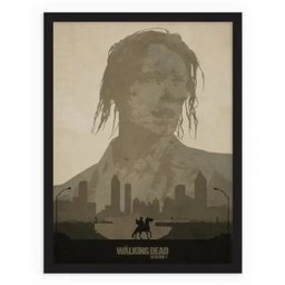 The Walking Dead Vintage Quadro Retrô | MadeiraMadeira