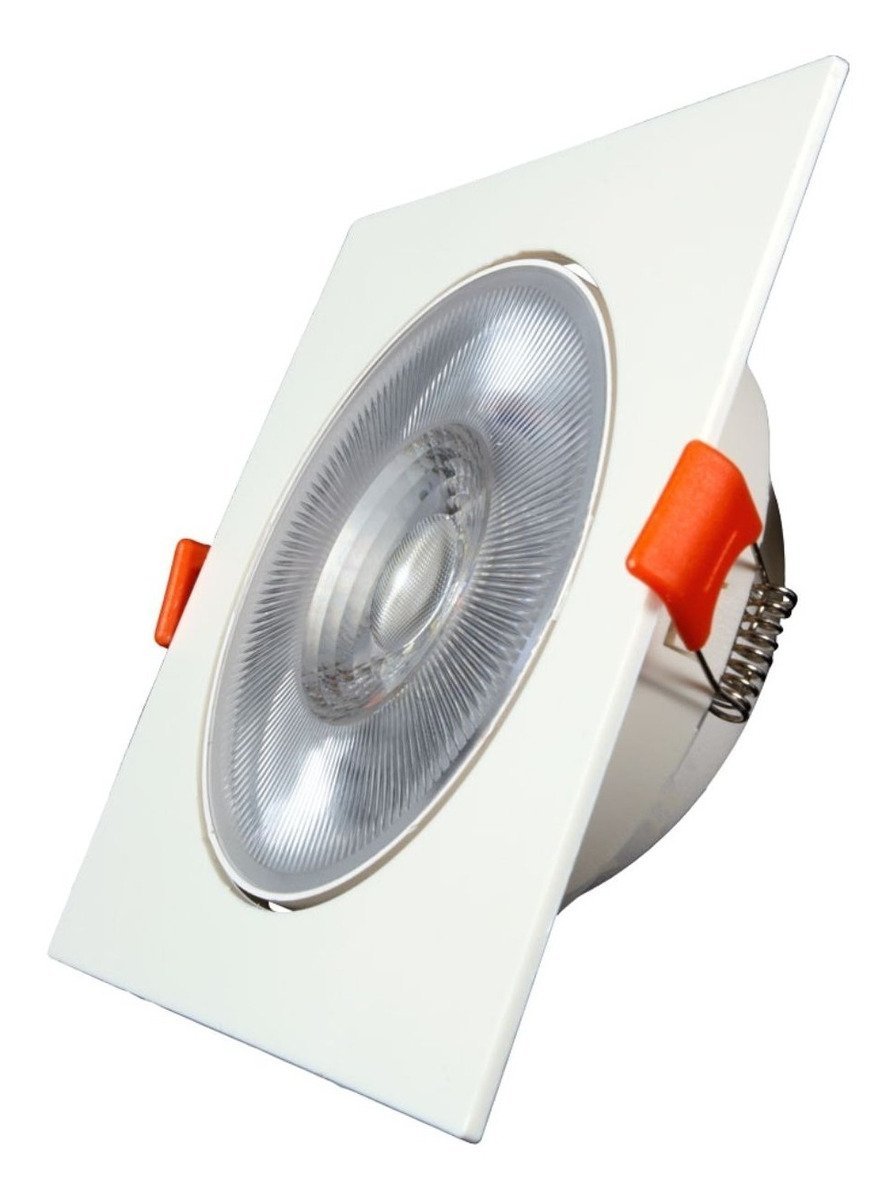 Spot Branco Embutir Led 14w Quadrado 6500k Direcional Bivolt ...