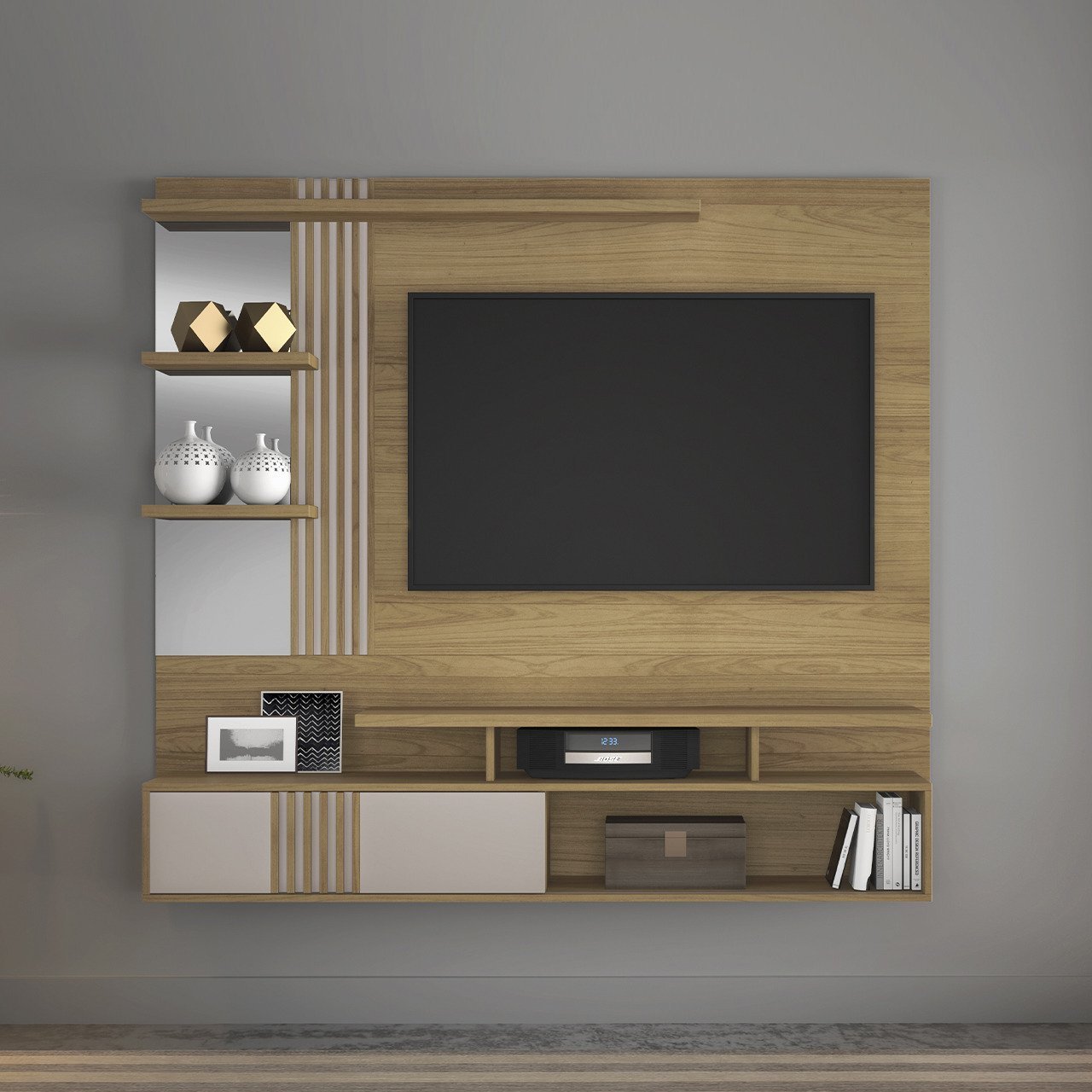 Painel para TV de até 49 Polegadas Safira JCM Movelaria PAINEL SAFIRA ...