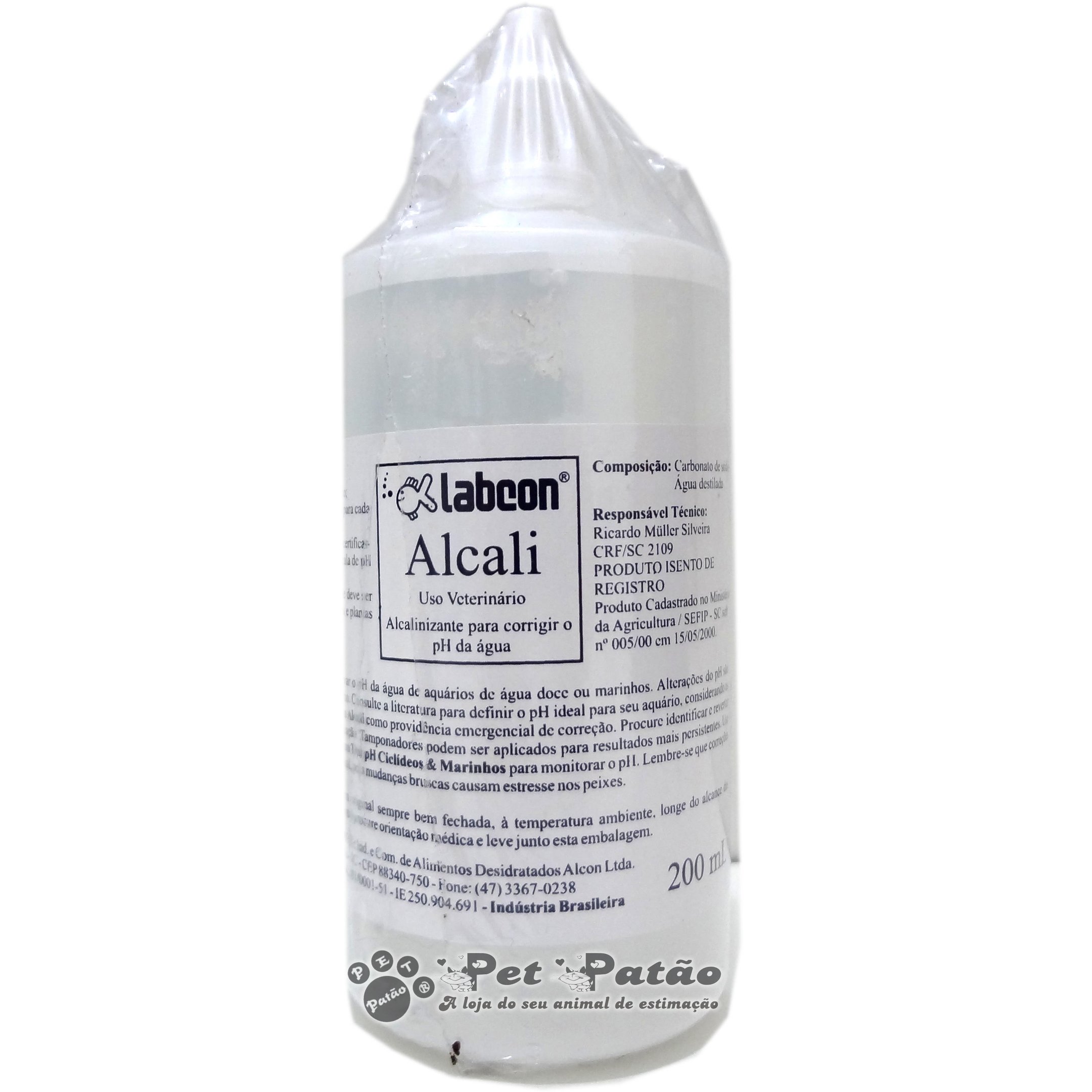 ALCON LABCON ALCALI 100ML ( CORRETIVO ALCALINIZANTE P/ AQUÁRIOS ) - UN ...