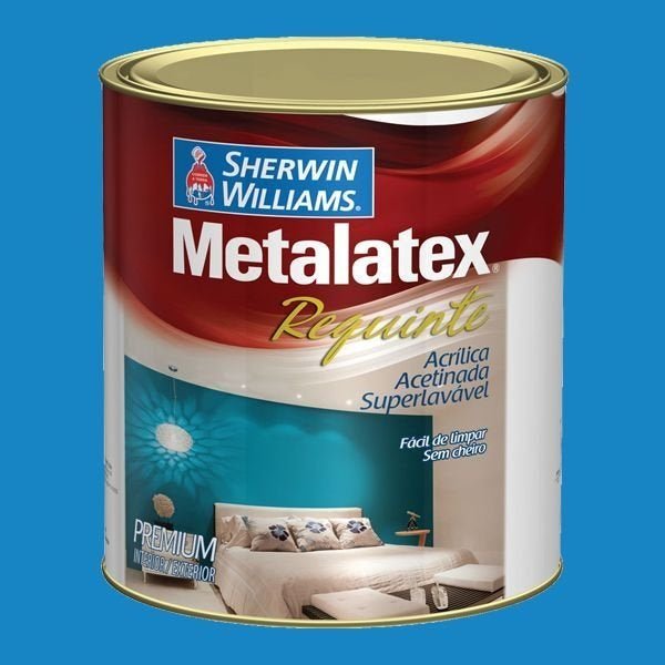 Tinta Acrilica Oceano Azul Sherwin Williams Acetinado 900ml ...