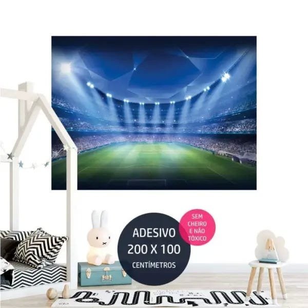 painel campo de futebol festa futebol AP2915 | MadeiraMadeira