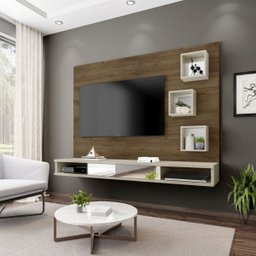 Painel Pena Freijó e Off White | MadeiraMadeira