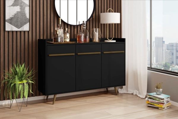Buffet Barros Preto Fosco | MadeiraMadeira