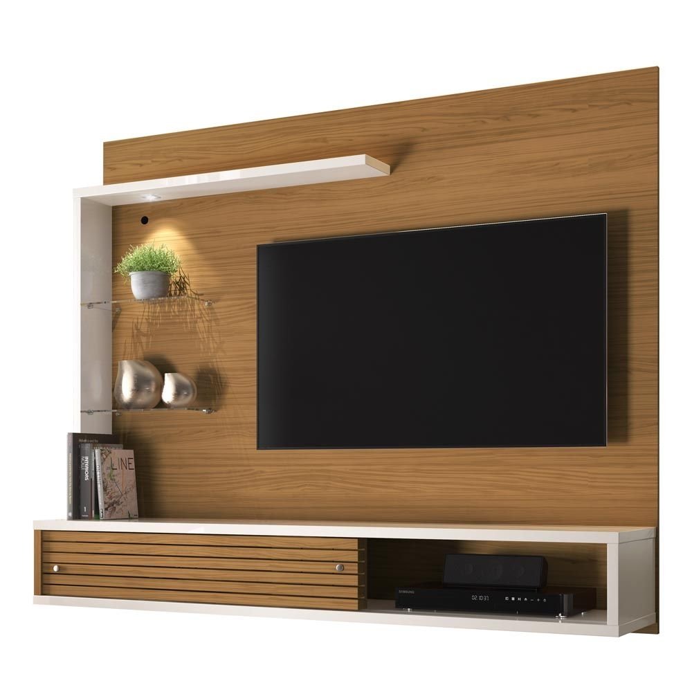 Rack Para TV 65 Polegadas 2 Portas Frizz Naturale Off White ...