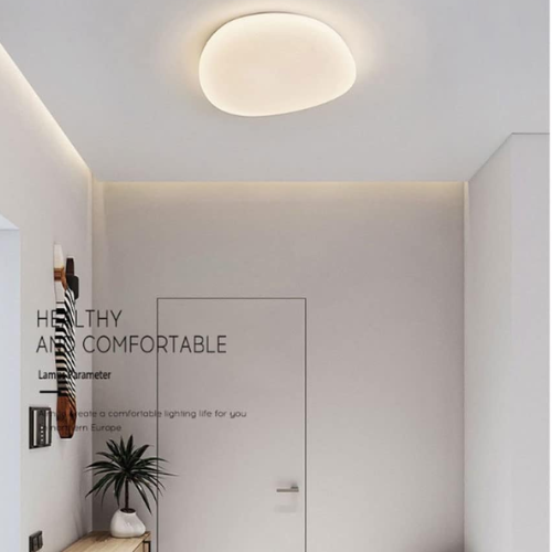 Plafon Nuvem Redondo Led 36w 3000k D55cm Adn+ | MadeiraMadeira