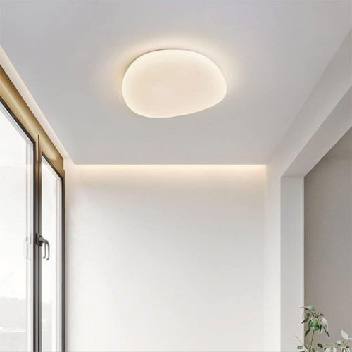 Plafon Nuvem Redondo Led 36w 3000k D55cm Adn+ | MadeiraMadeira