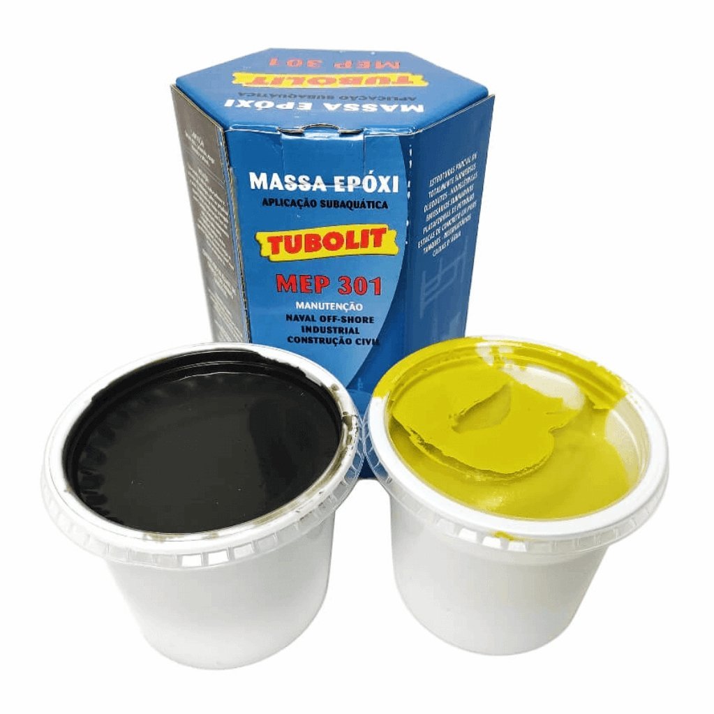 Massa Epóxi Subaquática Naval Tubolit MEP 301 1kg | MadeiraMadeira