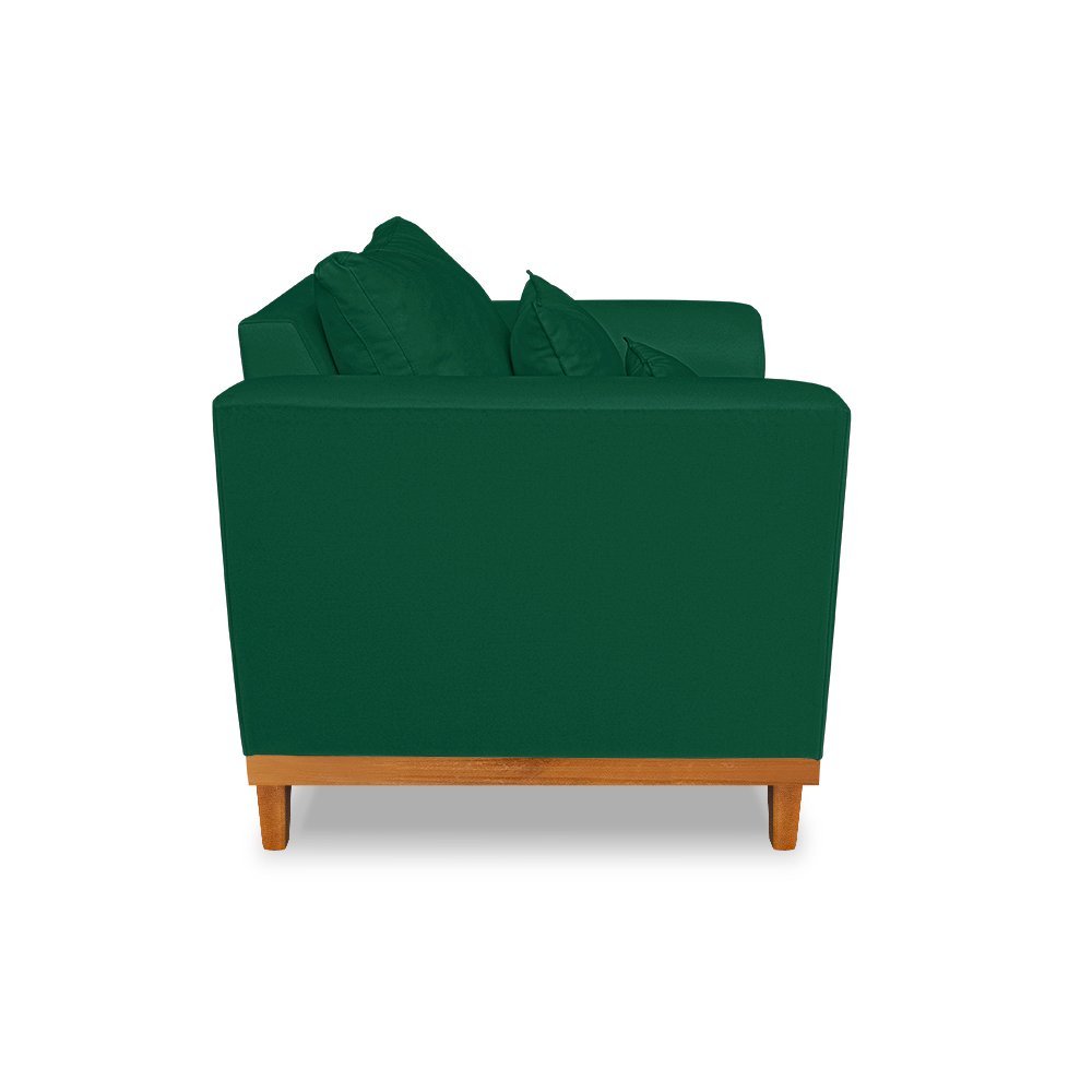 Poltrona Retro Viena Para Escritorio Suede Verde - Madeira Prima Deccor ...