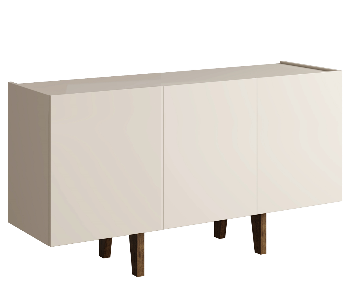 Buffet Retro Esplêndido 3 Portas Mavaular Off White | MadeiraMadeira