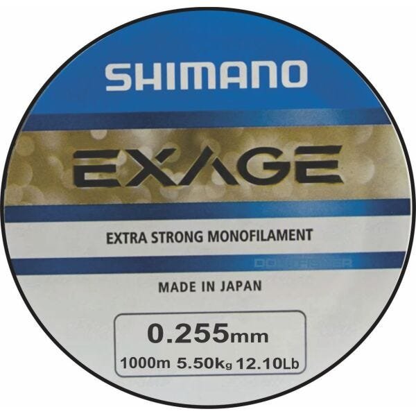 Linha Shimano Exage 0,255mm - 1000m | MadeiraMadeira