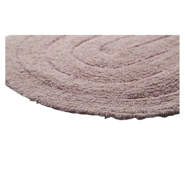 Tapete Allegro Rosa Claro Oval Único | MadeiraMadeira