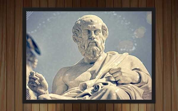 Quadro Decorativo Platão Filosofia filósofo Salas Decoração ...