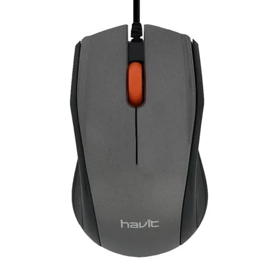 Mouse Havit HV-MS689-G 1200DPI Optical USB Gray | MadeiraMadeira