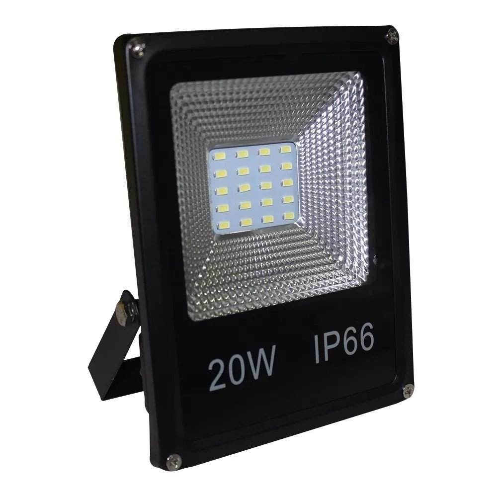 Refletor Led SMD 20w 6500K Branco Frio Bivolt IP66 MEGAACE | MadeiraMadeira