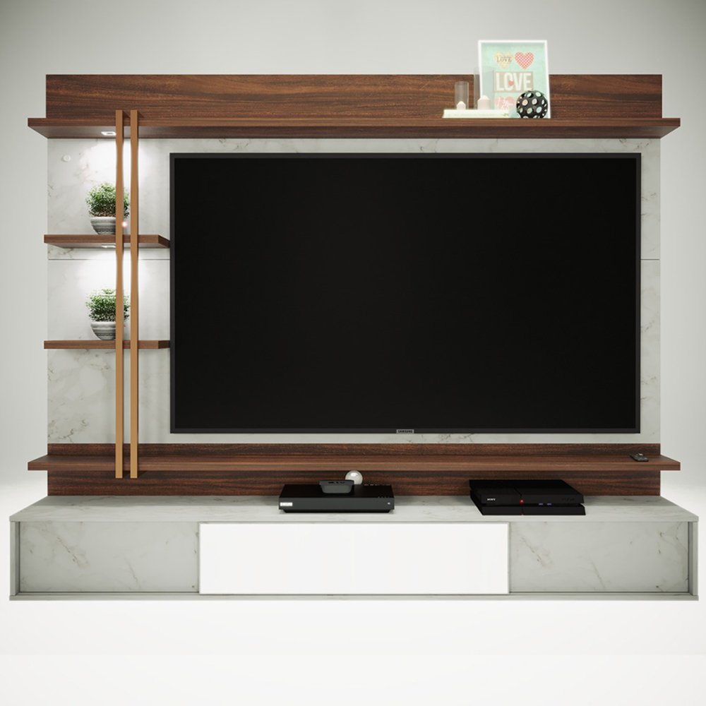 Painel Suspenso 3 Portas para TV até 70 polegadas Ágata Atenna/Nova ...
