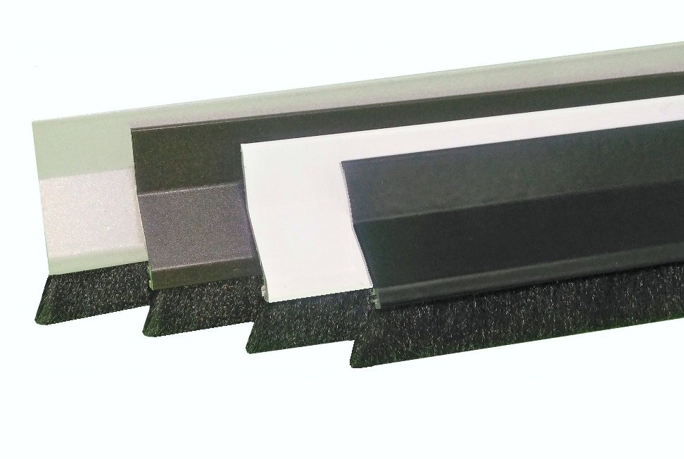 Veda Porta de Alumínio com Adesivo:Cinza/100 cm | MadeiraMadeira