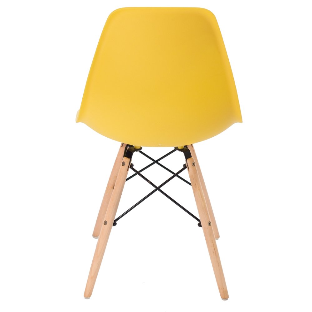 KIT 2 CADEIRAS CHARLES EAMES EIFFEL BASE MADEIRA SALA DE JANTAR COZINHA ...