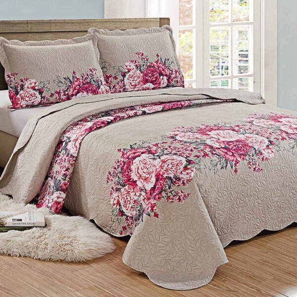 Enxoval Coordenado Queen 7 Peças 150 Fios Microfibra - Cassi ...