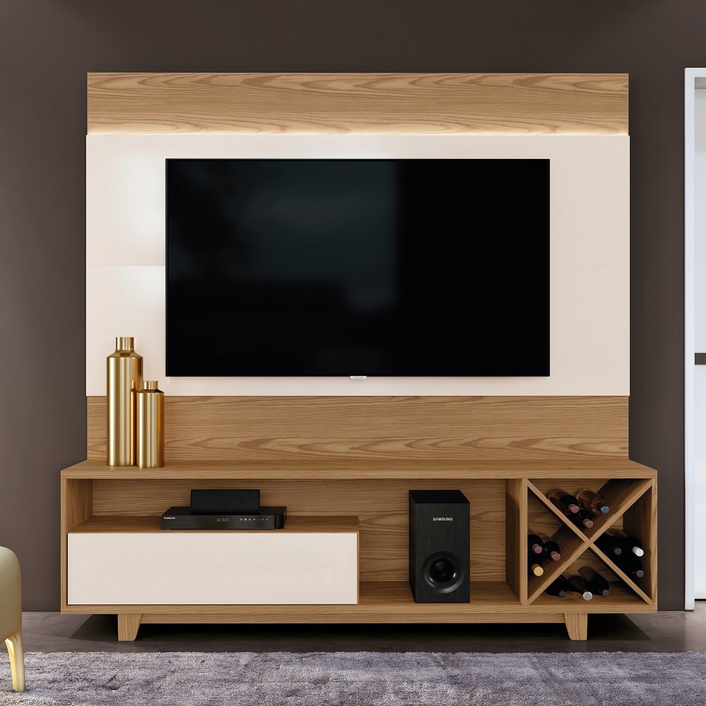 Estante Home Illuminata Com Led Para Tv Até 65 Polegadas - Damasco Soft ...