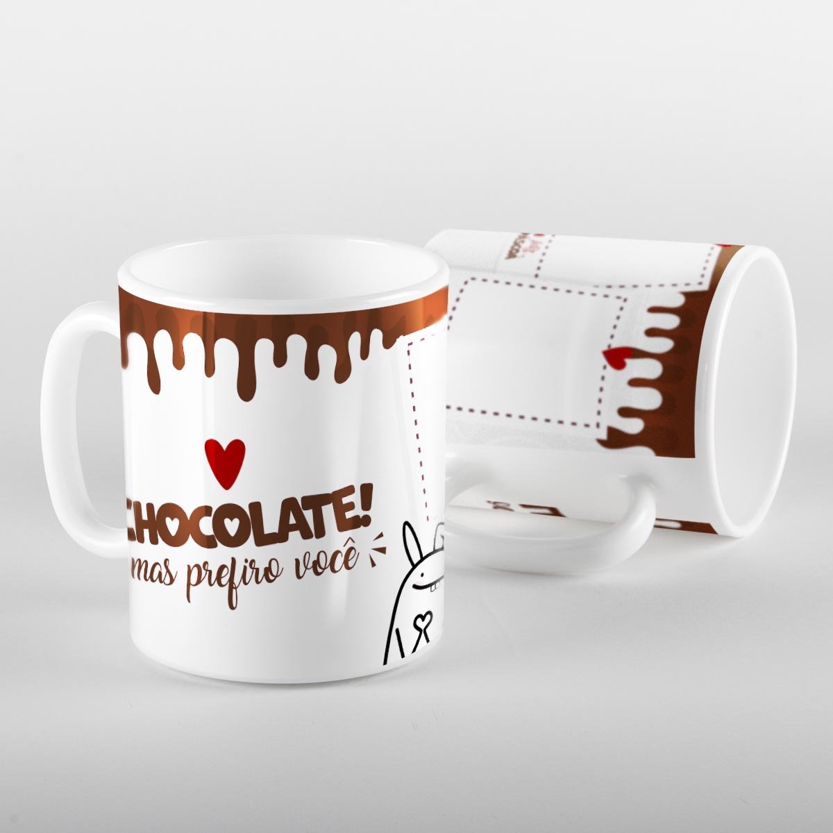 Caneca flork chocolate mais prefiro | MadeiraMadeira