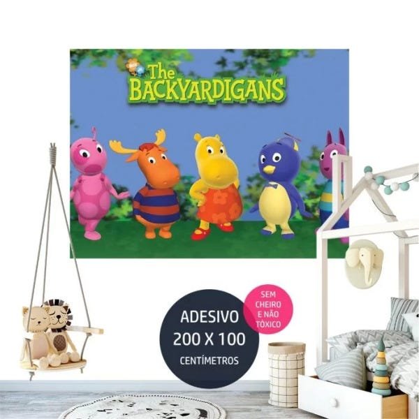 backyardigans adesivo parede temas infantil AP2176 | MadeiraMadeira