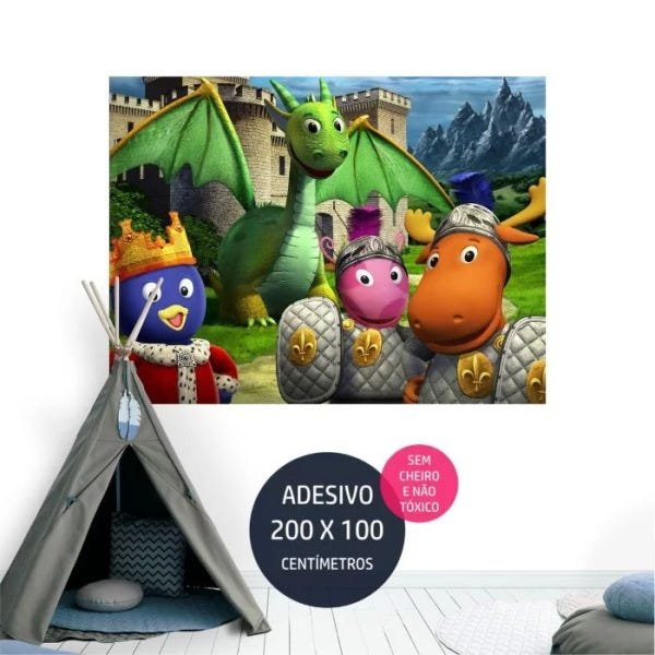 backyardigans adesivo parede temas festa infantil AP2173 | MadeiraMadeira