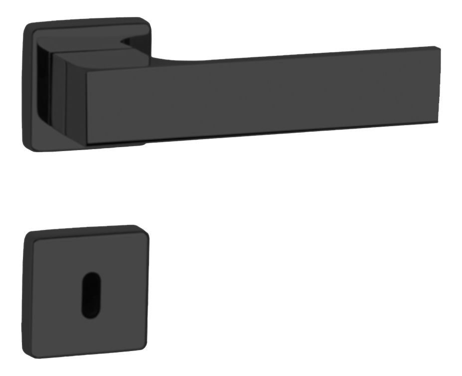 Fechadura Lockwell Light Set 40mm Interno Preto | MadeiraMadeira