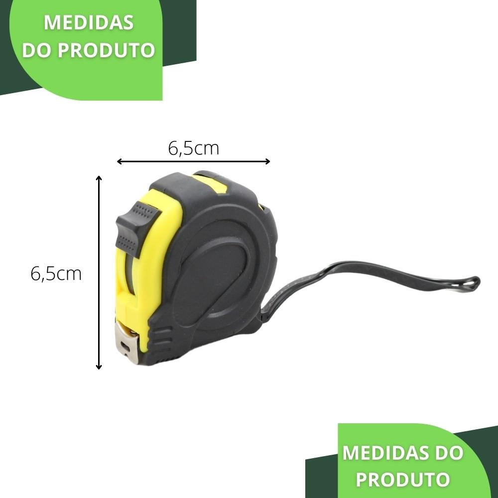 5 Trenas 5 Metros Emborrachada Profissional 5m Com Trava | MadeiraMadeira