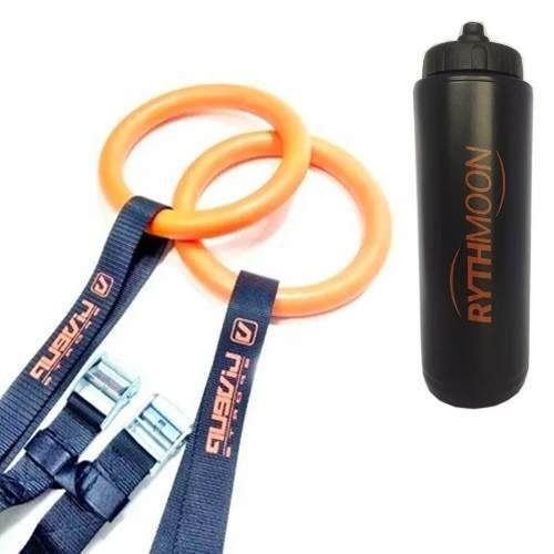 Kit Argolas Suspensão Crossfit Olimpicas com Reg. + Squeeze ...