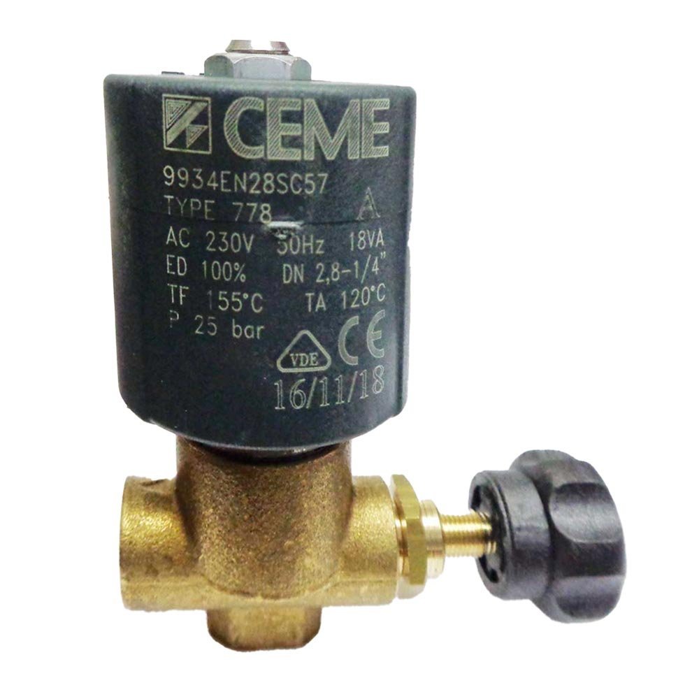 Válvula Solenoide CEME 9934 S.V1/4" | MadeiraMadeira