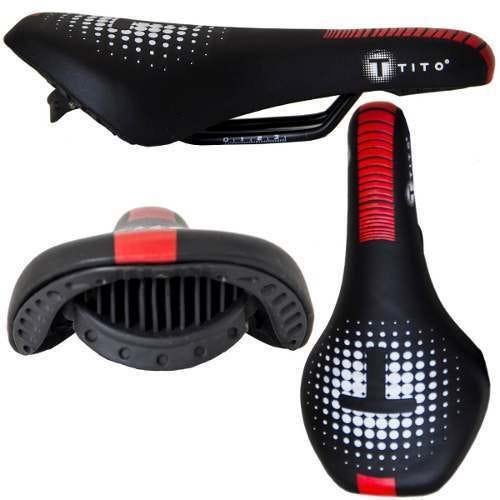 Selim Pro Tito Bike Mtb Preto Ultra Gel | MadeiraMadeira
