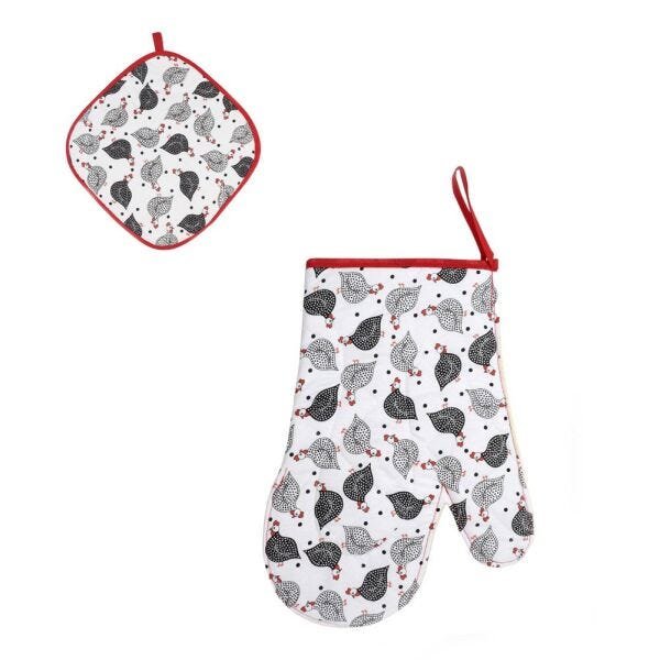 Luva De Cozinha Térmica E Pegador De Panela Angola | MadeiraMadeira